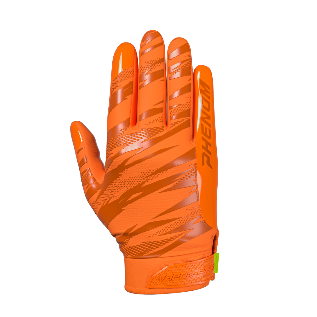 Phenom Elite Orange Football Gloves VPS4 Pro Label Edition Rocksolid